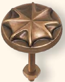 borchie e anelloni per cimiteri color bronzo,botticino,carrara,dark ...